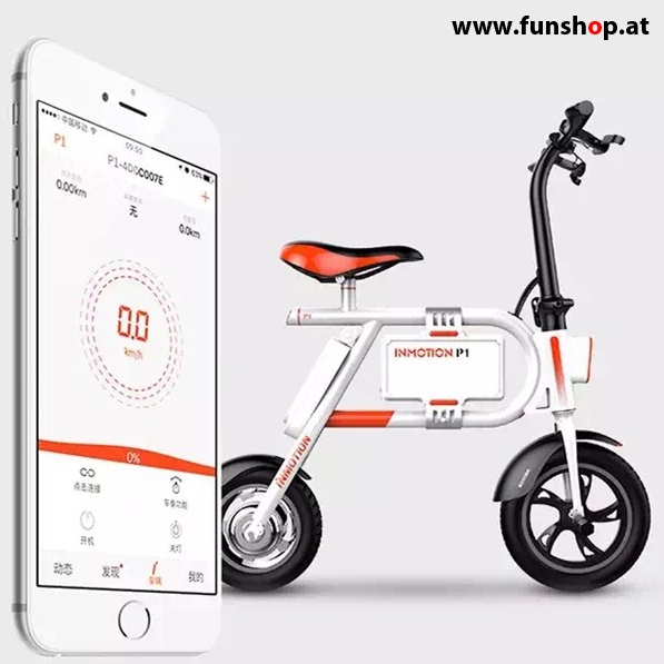 E-Bike Inmotion P1 weiss – FunShop Wien – Hochqualitative Elektromobilität